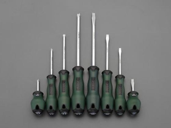 【仕様】●8本組●サイズ：（＋）ドライバー（先端×軸径）：＃1×5mm：（軸長）：75mm　＃2×6mm：（軸長）：100mm　＃3×8mm：（軸長）：150mm　＃2×6mm：（軸長）：38mm　（−）ドライバー（刀幅×刀厚）：5．0×0...