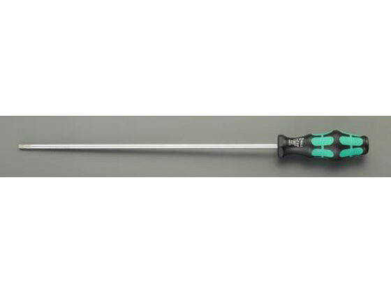 【仕様】●TORXロングドライバー●サイズ：T27●軸長：300mm●軸径：φ6mm●ハンドルサイズ（ハンドル最大幅×ハンドル長）：37×105mm●重量：135g●円錐状の先端がねじ穴に深く食い込み、しっかりとホールドします。●ホールド機...