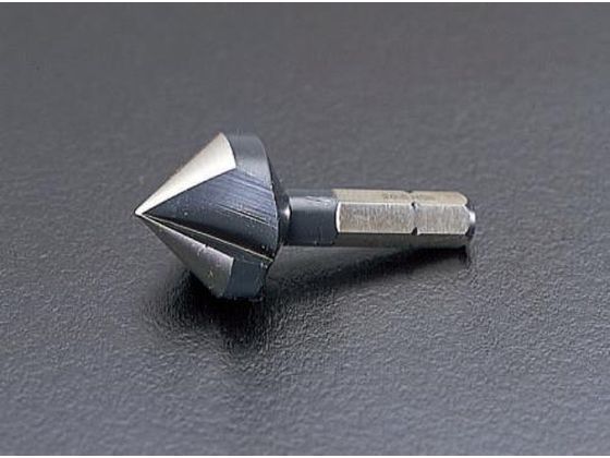 【仕様】●金属のカウンターシンク用●材質：HSS（ハイス）●面取角度：90°●溝数：3本●六角シャンク：1／4”（6．35mm）●最大径：25．0mm●全長：50mm●有効長：20mm●ドライバードリル、電動ドリル又はEA827H−1（He...