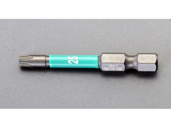 【仕様】●IMPAKTORシリーズ●トルクスビット●ダイヤモンドコーティング●六角シャンク：1／4”●サイズ：T25●全長：50mm●インパクトドライバーにも使用可能なビットです。●※モデルチェンジの為、今後は、カラーと番号が付く予定です。...