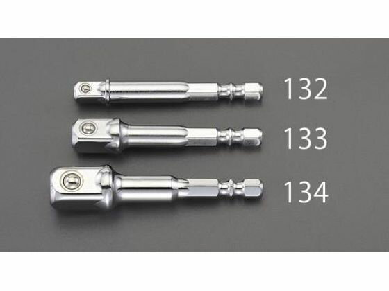 【仕様】●六角シャンク：1／4”●差込角：1／2”●全長：65mm【備考】※メーカーの都合により、パッケージ・仕様等は予告なく変更になる場合がございます。【検索用キーワード】エスコ　ESCO　えすこ　1　2"DRx1　4"HEX　65mmソ...