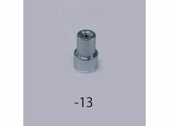 【仕様】●吸着力：20N（2．0kgf）●材質：サマリウムコバルト磁石、スチール（亜鉛メッキ加工）●サイズ：φ10×4．5（ネジ穴込：11．5）mm●ネジサイズ：M3●ねじ受外径：6mm●重量：4．5g●使用温度：200℃以下●雌ねじ付きの...