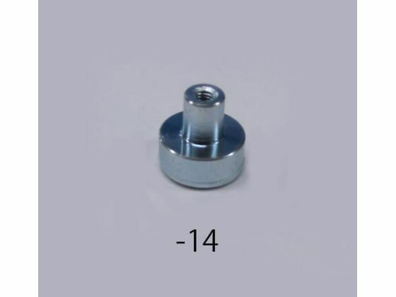 【仕様】●吸着力：40N（4．0kgf）●材質：サマリウムコバルト磁石、スチール（亜鉛メッキ加工）●サイズ：φ13×4．5（ネジ穴込：11．5）mm●ネジサイズ：M3●ねじ受外径：6mm●重量：7．5g●使用温度：200℃以下●雌ねじ付きの...