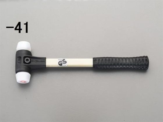【仕様】●頭径：30mm●頭長：90mm●全長：300mm●全重量：450g●材質：頭：プラスチック、柄：ファイバーグラス（ラバーグリップ付）、ホルダー：強化鋳鉄●硬さ：ミディアムハードヘッド●用途：舗装、縁石の設置、足場の組立、テント・会...