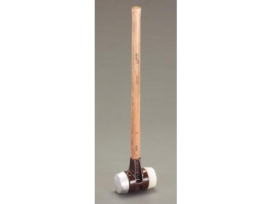 【仕様】●全重量：3．6kg●頭径：80mm●全長：800mm●材質：頭：軟鉄／ナイロン、柄：木製、ホルダー：鉄鋳物●交換ヘッド：EA575HH−30（ナイロン）、EA575HH−45（ソフトメタル）●ヘッド交換方法：ホルダー部分のインヘッ...