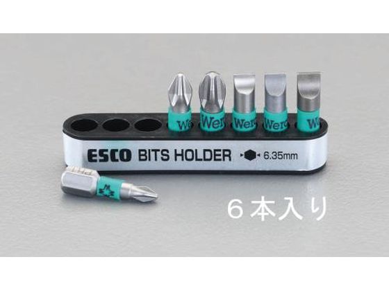 【仕様】●6本セット●【セット内容】：●（＋）・（−）ビット・六角シャンク：1／4”・Bi　Torsion仕様・全長：25mm・サイズ：（＋）：＃1・＃2・＃3　（−）：0．8×5．5・1．0×5．5・1．2×6．5mm・重量：5g（（＋）...