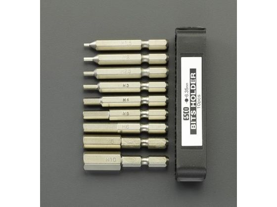 【仕様】●六角シャンク：1／4”●サイズ（mm）：1．5・2・2．5・3・4・5・6・8・10（9本組）【備考】※メーカーの都合により、パッケージ・仕様等は予告なく変更になる場合がございます。【検索用キーワード】エスコ　ESCO　えすこ　9...
