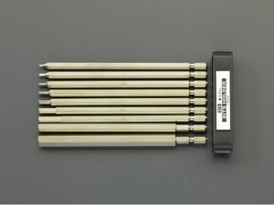 【仕様】●六角シャンク：1／4”●サイズ（mm）：1．5・2・2．5・3・4・5・6・8・10（9本組）【備考】※メーカーの都合により、パッケージ・仕様等は予告なく変更になる場合がございます。【検索用キーワード】エスコ　ESCO　えすこ　9...