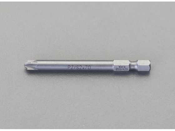 【仕様】●六角シャンク：1／4”●全長：70mm●サイズ：＃2【備考】※メーカーの都合により、パッケージ・仕様等は予告なく変更になる場合がございます。【検索用キーワード】エスコ　ESCO　えすこ　#2x70mm[PoziPlusMinus]...