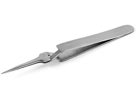 【仕様】●逆作用ピンセット●先端：直・鋭●材質：ステンレス（SUS304）●先端幅：0．2mm●全長：115mm【備考】※メーカーの都合により、パッケージ・仕様等は予告なく変更になる場合がございます。【検索用キーワード】エスコ　ESCO　え...