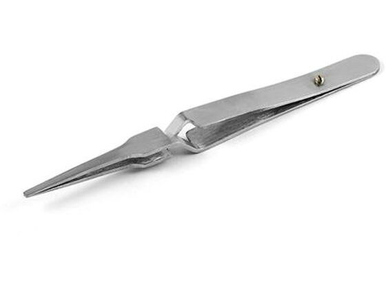 【仕様】●逆作用ピンセット●圧力調整ネジ付●材質：ステンレス（SUS304）●先端幅：2．0mm●全長：115mm●先端：直・細【備考】※メーカーの都合により、パッケージ・仕様等は予告なく変更になる場合がございます。【検索用キーワード】エス...