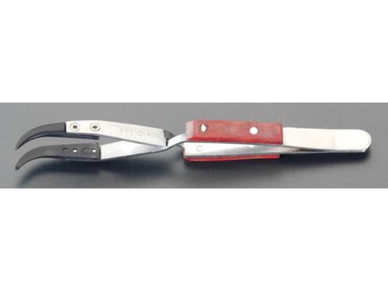 【仕様】●先端：曲・鋭・特殊●先端幅：1．4mm●全長：150mm●耐熱温度：240℃●材質：チップ：合成繊維（ESD）、ハンドル：ステンレス【備考】※メーカーの都合により、パッケージ・仕様等は予告なく変更になる場合がございます。【検索用キ...