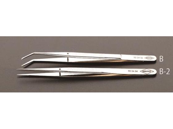 【仕様】●メーカー：KNIPEX（クニペックス）●型番：923436●全長：155mm●先端ギザ付●先端：曲・鋭●材質：スプリング鋼（ニッケルメッキ）●先端幅：1．4mm●先端厚：0．8mm●先端防止ずれピン付【備考】※メーカーの都合により...