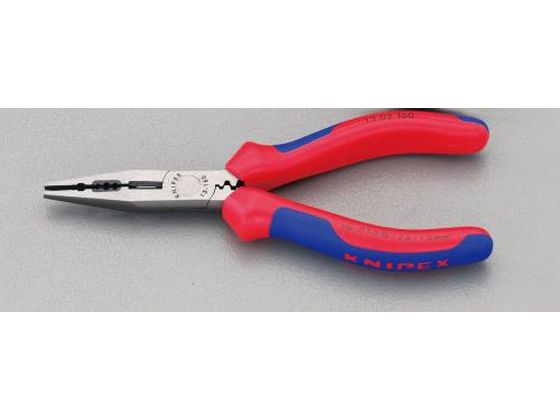 【仕様】●メーカー：KNIPEX（クニペックス）●型番：1302160●切断能力：軟線：φ3．0mm、中硬線：φ2．5mm、硬線：φ1．6mm●皮むき能力：0．5−0．75／1．5／2．5mm2●全長：160mm●圧着加工：0．75／1．5...