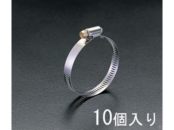 【仕様】●万能工業用●バンド幅：12．7mm●六角（−）ねじ：5／16”（8mm）●材質：バンド：SUS301、ボルト：スチール●適合直径：17〜32mm●入数は10個入りです。【備考】※メーカーの都合により、パッケージ・仕様等は予告なく変...
