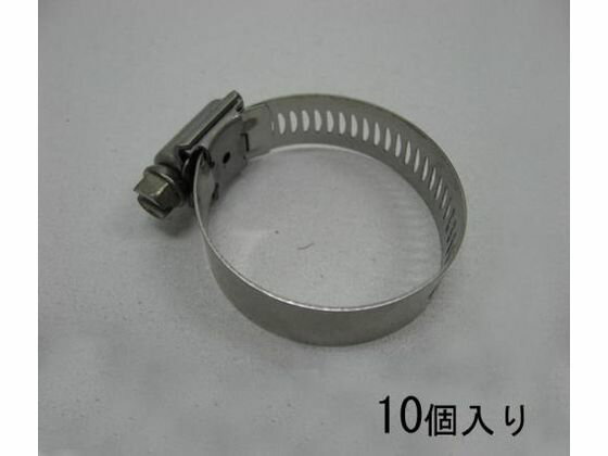 【仕様】●適合直径：71〜95mm●バンド幅：14．2mm●六角（−）ねじ：5／16”（8mm）●材質：オールステンレス●スクリュー：SUS410●入数：10個【備考】※メーカーの都合により、パッケージ・仕様等は予告なく変更になる場合がござ...