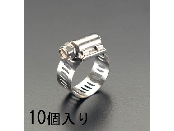 【仕様】●適合直径：11〜20mm●材質：スクリュー：SUS305、バンド：SUS301●バンド幅：12．7mm●六角（−）ねじ：5／16”（8mm）●耐腐食性の高いステンレスなので船舶等への使用に適しています。●入数は10個入りです。【備...