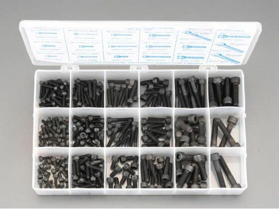 【仕様】●【セット内容】：サイズ、ピッチ（入数）：M4×10mm、0．7mm（25）M4×12mm、0．7mm（25）M4×20mm、0．7mm（25）M4×25mm、0．7mm（25）M5×12mm、0．8mm（25）M5×20mm、0．...