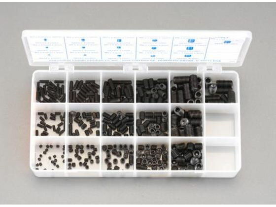 【仕様】●【セット内容】：サイズ、ピッチ（入数）：M3×3mm、0．5mm（25）M3×6mm、0．5mm（25）M3×10mm、0．5mm（25）M4×4mm、0．7mm（25）M4×6mm、0．7mm（25）M4×10mm、0．7mm（...