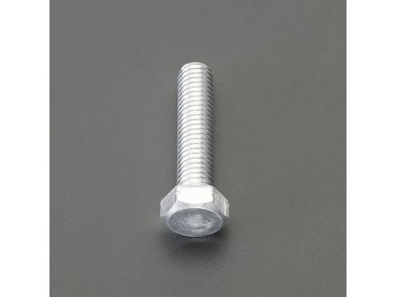 【仕様】●材質：高強度アルミ（D7K50）●サイズ：M6×15●ピッチ：1●頭対辺：10mm●仕様：全ねじ●引張強度：600N／mm2●表面処理：白色アルマイト●ねじ精度：6g●強度クラス：JIS　B1057　AL6●入数：1個●並目ねじ【...