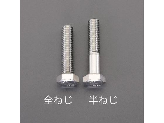 【仕様】●材質：ステンレス（SUS304CUN）●ねじ規格：JIS　B0205●強度クラス：A2−90●引張強度：900N／mm2●並目ねじ●サイズ：M16×80●ピッチ：2●平径：24mm●入数：1本●半ねじ【備考】※メーカーの都合により...