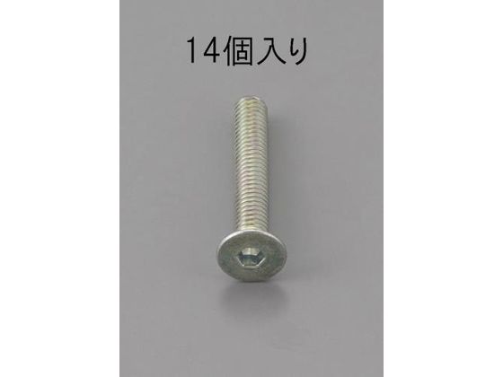 【仕様】●材質：鉄（三価クロメート）●並目ねじ●全ねじ●サイズ：M3×14●ピッチ：0．5●入数：14個【備考】※メーカーの都合により、パッケージ・仕様等は予告なく変更になる場合がございます。【検索用キーワード】エスコ　ESCO　えすこ　M...