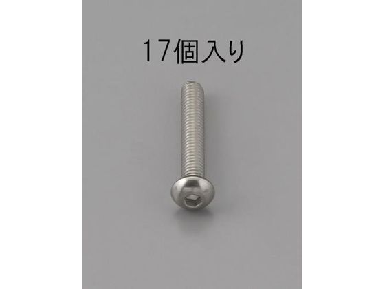 【仕様】●材質：ステンレス●並目ねじ●全ねじ●サイズ：M4×16●ピッチ：0．7●入数：17個【備考】※メーカーの都合により、パッケージ・仕様等は予告なく変更になる場合がございます。【検索用キーワード】エスコ　ESCO　えすこ　M4x16m...