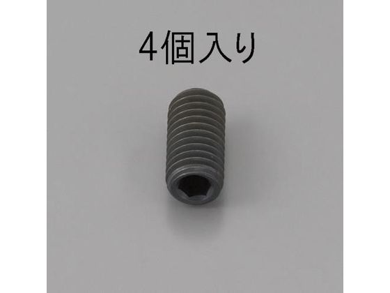 【仕様】●材質：鉄（黒色クロメート）●並目ねじ●サイズ：M12×18●ピッチ：1．75●入数：4個【備考】※メーカーの都合により、パッケージ・仕様等は予告なく変更になる場合がございます。【検索用キーワード】エスコ　ESCO　えすこ　M12x...