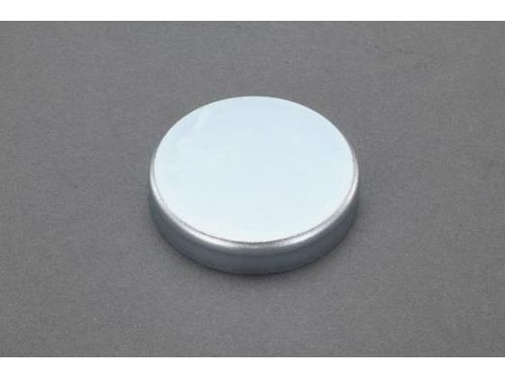 【仕様】●材質：フェライト磁石、スチール（亜鉛メッキ加工）●吸着力：600N（60．0kgf）●サイズ：φ80×18mm●使用温度：120℃以下●重量：485g●入数：1個／pack●錆びにくく、磁力の低下が極めて少ないフェライト磁石使用●...