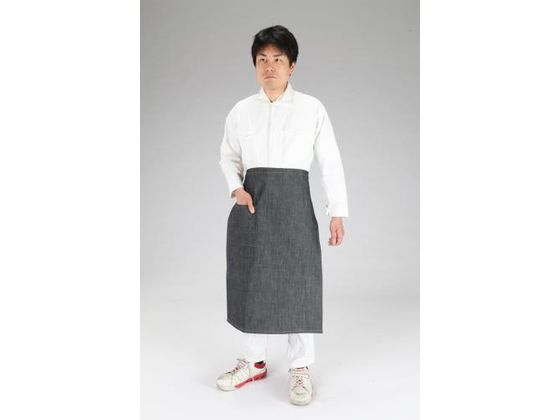 【仕様】●サイズ：55×77cm●紐サイズ：2．5×85cm●ポケットサイズ：20×15．5cm●材質：エプロン：綿デニム腰紐：綿●縫い糸材質：ポリエステル●ひもは前で結ぶ形式●ポケット1個付●工業作業から園芸まで使える腰から下の作業用エプ...