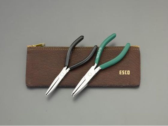 【仕様】●メーカー：エンジニア●型番：※ESCOオリジナルセット品●2本セット（袋付）●材質：高炭素鋼●精密機器の軸部など、狭所のEリングの着脱に●先端マグネット付【備考】※メーカーの都合により、パッケージ・仕様等は予告なく変更になる場合が...