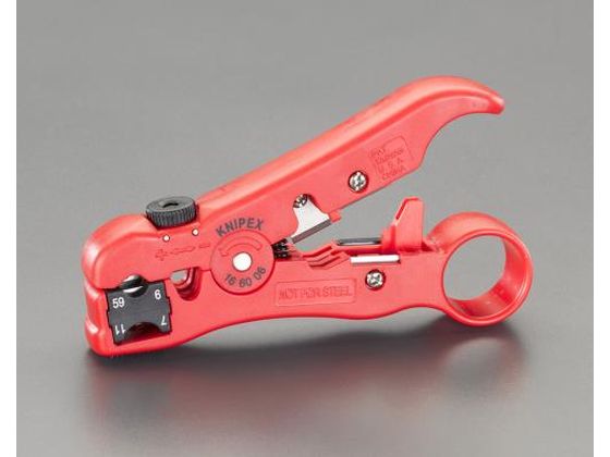 【仕様】●メーカー：KNIPEX（クニペックス）●型番：1660−06SB●全長：125mm●能力（同軸）：RG59・RG6・RG7・RG11【備考】※メーカーの都合により、パッケージ・仕様等は予告なく変更になる場合がございます。【検索用キ...