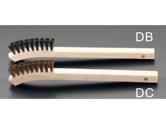 【仕様】●全長：215mm●行数：2行●ブラシサイズ：9×60mm●毛丈：15mm●線径：0．18mm●ブラシ材質：真鍮【備考】※メーカーの都合により、パッケージ・仕様等は予告なく変更になる場合がございます。【検索用キーワード】エスコ　ES...