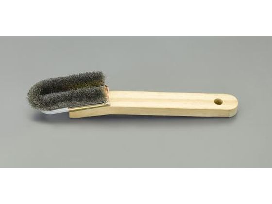 【仕様】●ブラシ材質：ステンレス（φ0．15mm）●ハンドル材質：木材●全長：225mm●ブラシサイズ：45×80mm●行数：2行●先端：曲●毛丈：約15mm●線径：0．15mm●重量：94g【備考】※メーカーの都合により、パッケージ・仕様...