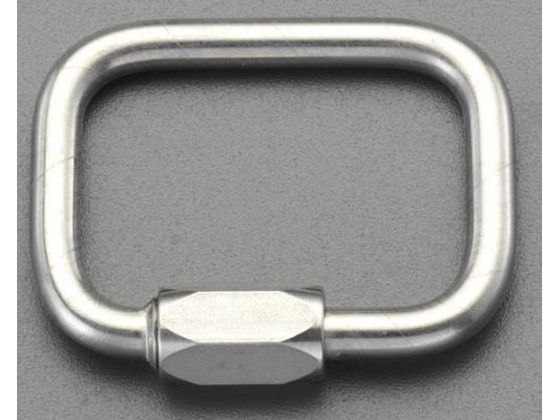 【仕様】●材質：SUS316●使用荷重：625kg【備考】※メーカーの都合により、パッケージ・仕様等は予告なく変更になる場合がございます。【検索用キーワード】エスコ　ESCO　えすこ　34.0x49.5x7.0mmクイックリング(ステンレス...