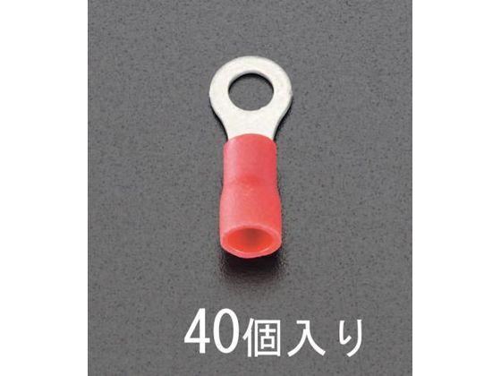 【仕様】●型式：8−6●入数は40個入りです。●カラー：レッド●単線（mm）：2．89〜3．65●撚線（mm2）：6．64〜10．52【備考】※メーカーの都合により、パッケージ・仕様等は予告なく変更になる場合がございます。【検索用キーワード...