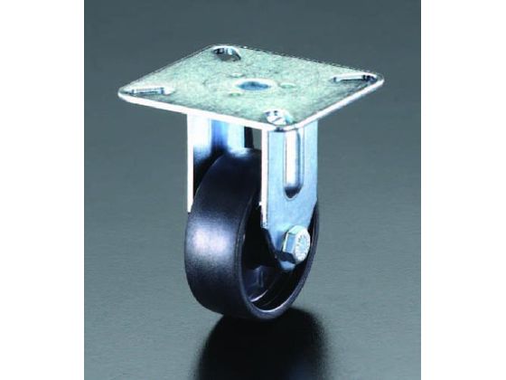 【仕様】●仕様：固定車輪●材質：金具：スチール、車輪：ナイロン6●車輪径×幅：75×23mm●全高：100mm●重量：0．188kg●耐熱温度：−25〜80℃●耐荷重：75kg●車輪は耐久性・耐食性・防錆に優れたプレーンベアリング仕様（ベア...