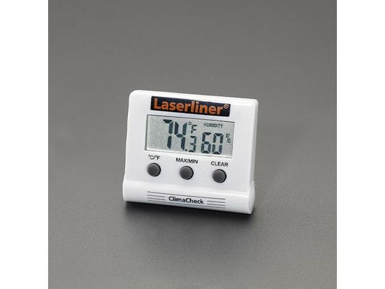 【仕様】●測定範囲：温度：0℃〜50℃湿度：20％RH〜99％RH●精度：温度：±1℃湿度：±5％RH　（25％RH〜85％RH）●サイズ：66（W）×17（D）×57（H）mm●重量：47g●電源：単4電池×1本（付属）●使用温度範囲：0...