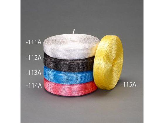 【仕様】●径：φ5mm●長さ：300m●材質：ポリプロピレン●色：黒●入数は5巻入です。●3本撚りの丈夫なロープです。【備考】※メーカーの都合により、パッケージ・仕様等は予告なく変更になる場合がございます。【検索用キーワード】エスコ　ESC...