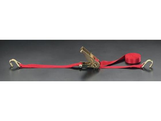 【仕様】●使用荷重：200kg●ベルトの長さ：固定側：0．36m、調整側：4．7m●ベルト幅：25mm●ベルト材質：ナイロン【備考】※メーカーの都合により、パッケージ・仕様等は予告なく変更になる場合がございます。【検索用キーワード】エスコ　...