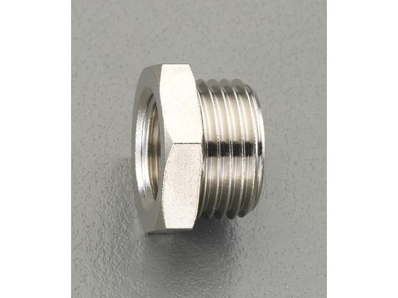 【仕様】●材質：真鍮（ニッケルメッキ）●最高使用圧力：0．8MPa●ねじ径（雄）：G（PF）3／4”●ねじ径（雌）：G（PF）1／2”●ねじ有効長：17．5×12mm●六角対辺：30mm●全長：17．5mm●重量：約41g【備考】※メーカー...