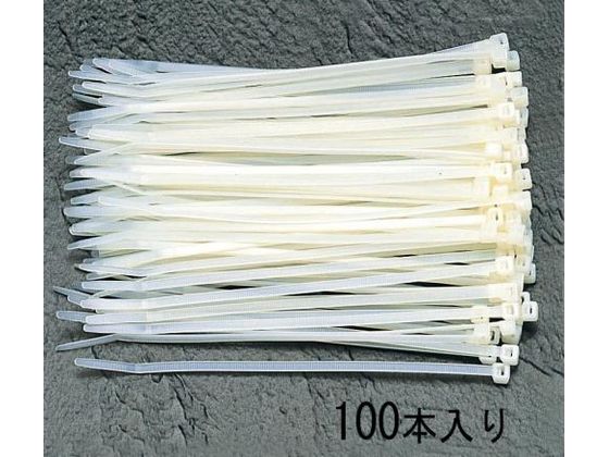 【仕様】●材質：ナイロン66●厚み：1．5mm●全長：250mm●幅：4．8mm●最大径：74mm●使用温度範囲：−40〜85℃●ループ引張強度：標準、22kgf●入数は100本入りです。【備考】※メーカーの都合により、パッケージ・仕様等は...