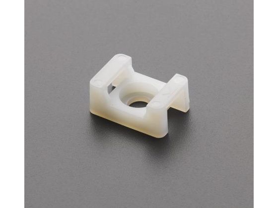 【仕様】●材質：ナイロン●結束したバンドの床面・壁面への固定に●サイズ：15×10mm●適応バンド幅：5．0mm以下【備考】※メーカーの都合により、パッケージ・仕様等は予告なく変更になる場合がございます。【検索用キーワード】エスコ　ESCO...