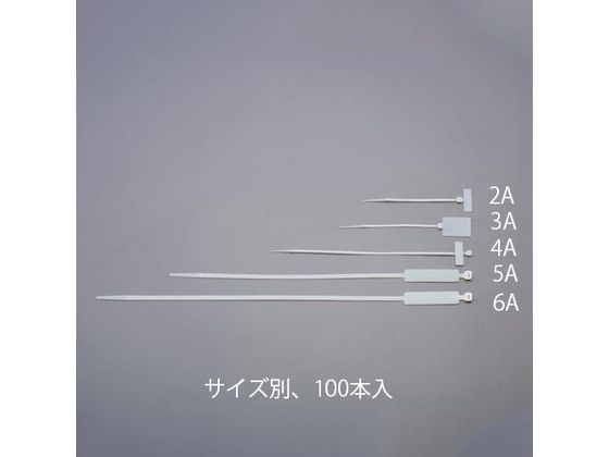 【仕様】●全長：130mm●タグサイズ：28×20mm●幅：2．5mm●重量：91g●使用温度範囲：−40〜85℃●最大径：25mm●材質：ナチュラルナイロン66●ループ引張強度（kgf）：8．0●油性ペンでタグに文字が書けます。●入数は1...