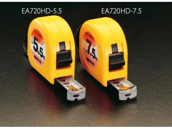 【仕様】●JIS1級品●全長：7．5m●幅：25mm●材質：テープ、バネ：スチール●ベルト掛け付●ストッパー付【備考】※メーカーの都合により、パッケージ・仕様等は予告なく変更になる場合がございます。【検索用キーワード】エスコ　ESCO　えす...