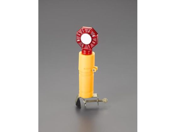 【仕様】●電源：単1電池×2本（別売）●光源：LED×8灯●電池寿命：100時間●クランプ範囲：55mmまで●重量：360g●材質：本体：ポリスチレン受け部：ポリエチレン●明暗センサー内蔵により、暗くなると自動点滅します。●サイズ：80×2...