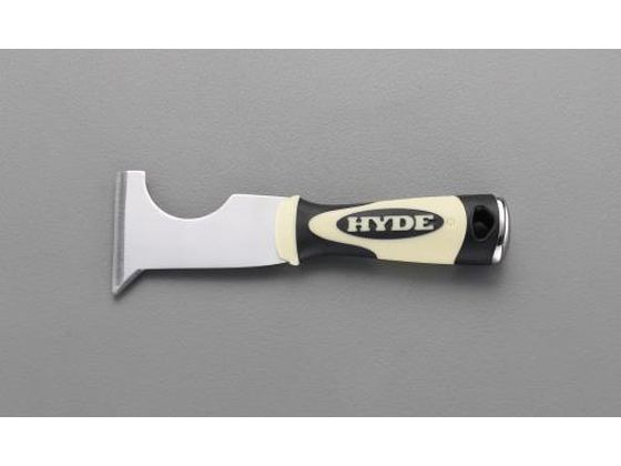 【仕様】●刃材質：ハイカーボンスチール●腰の強さ：硬●全長：約193mm●グリップサイズ：約113×35×22mm●刃幅：64mm●刃厚：約1．6mm●重量：約69g●ハンマーヘッド付●樹脂製ソフトハンドル●パテや塗料はがし、コンパウンドの...