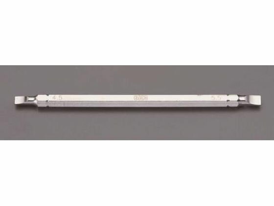 【仕様】●六角シャンク：1／4”●サイズ：（−）4．5mm×5．5mm●全長：125mm【備考】※メーカーの都合により、パッケージ・仕様等は予告なく変更になる場合がございます。【検索用キーワード】エスコ　ESCO　えすこ　4.5x5.5mm...
