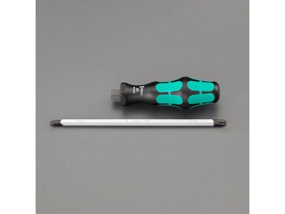 【仕様】●六角シャンク：6mm●ビット全長：175mm●ドライバーハンドル：109mm●ビットサイズ：（＋）＃1×（＋）＃2【備考】※メーカーの都合により、パッケージ・仕様等は予告なく変更になる場合がございます。【検索用キーワード】エスコ　...