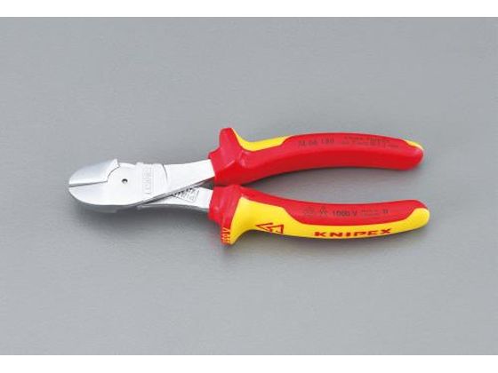 【仕様】●メーカー：KNIPEX（クニペックス）●型番：7406200●刃硬度：HRC64●ハンドル：コンフォート（1000V絶縁）●仕上げ：クロムメッキ●全長（mm）：200●切断能力（mm）：中硬線：φ4．2、ピアノ線：φ2．5【備考】...